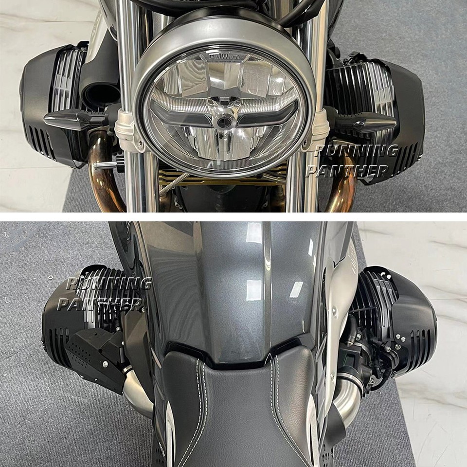 BLACK Cylinder Head Cover Protector For BMW R Nine T R nineT 2021 2022 ...