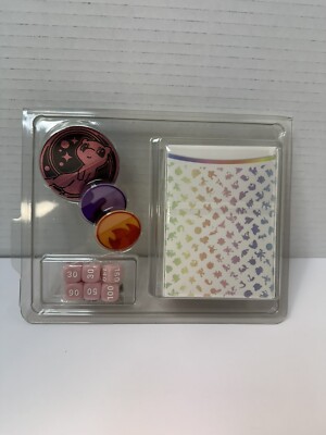 TCG 151 Deck Box, Metallic Mew Coin, 6 Dice & 2 Plasic Markers Set ...