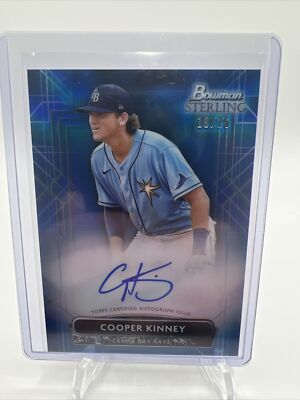 2022 Bowman Sterling Cooper Kinney Prospect Blue Refractor Auto ...