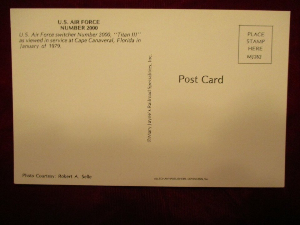 U.S. Air Force Number 2000 Postcard | eBay