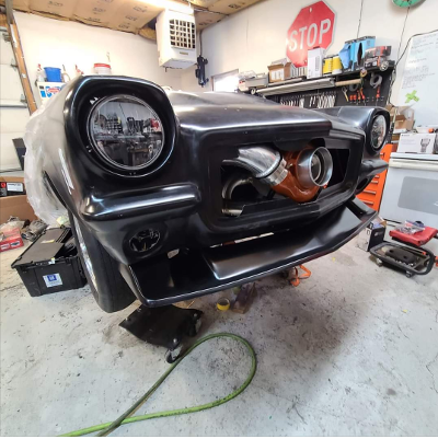 Chevy Vega split front bumpers fiberglass 70 - 73 | eBay