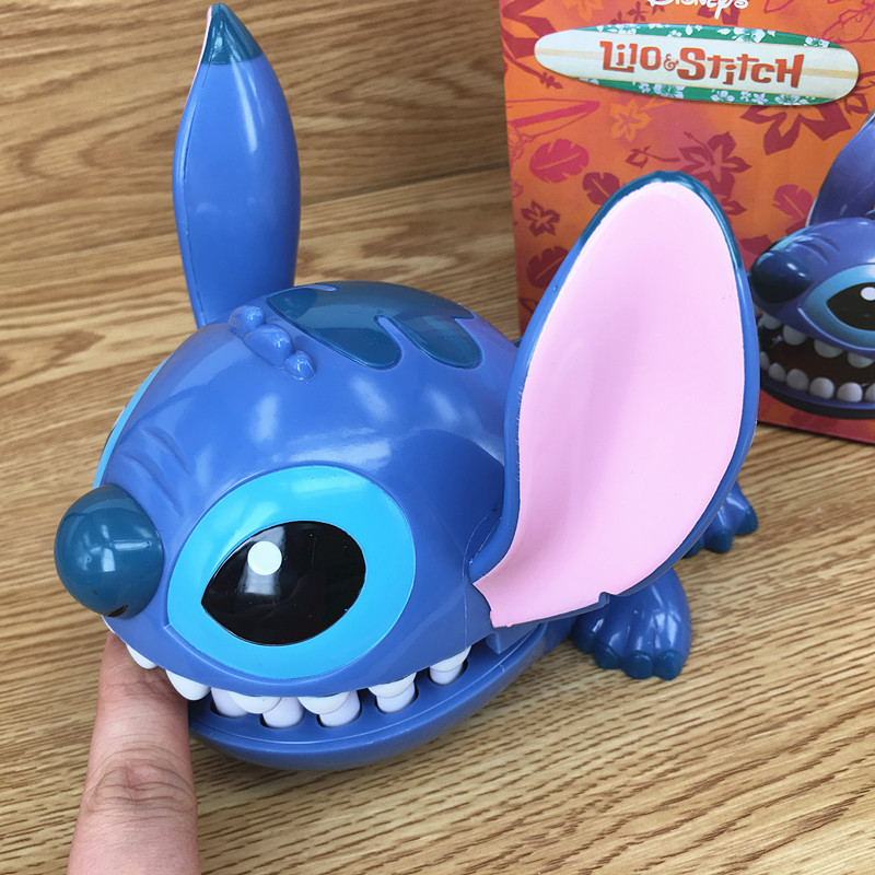 Disney Lilo and Stitch Big Mouth Bite Finger Game Figure Key Chain ...