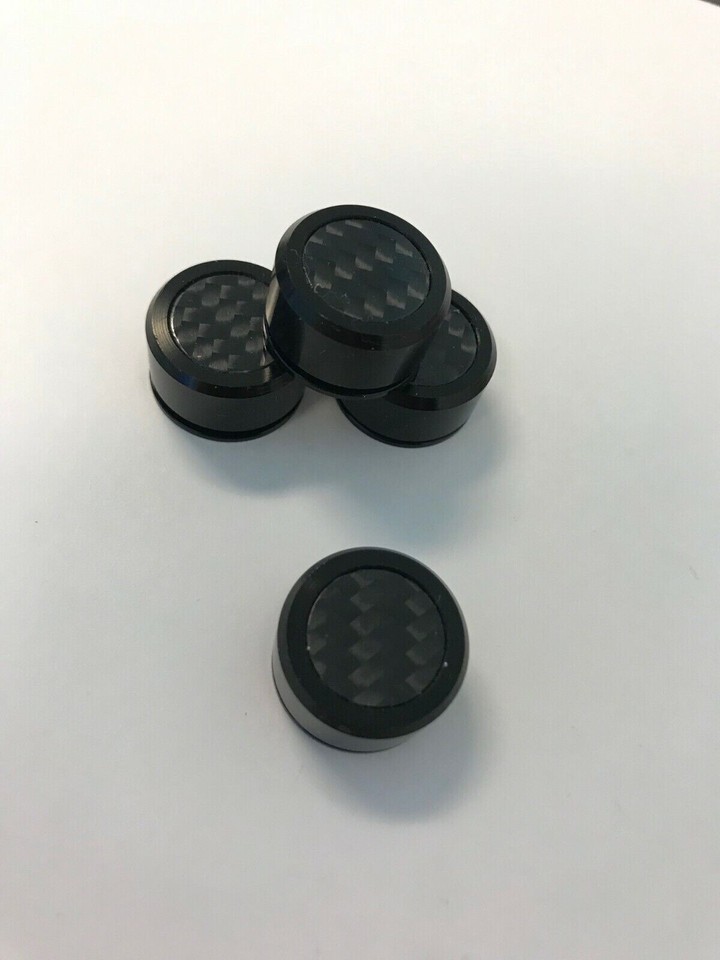 Carbon Fiber License Plate Frame Screw Fastener Caps for Cars Trucks ...