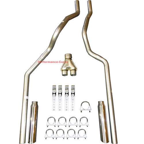 Dual Exhaust Y Pipe Fits 99-08 Chevrolet Silverado 4.3 4.8 5.3 GMC ...