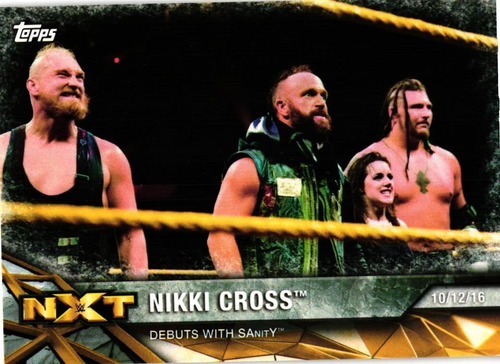 Nikki Cross Debuts with Sanity 2017 Topps NXT Wrestling Card | eBay