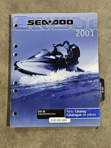 Sea-Doo Parts Manual Book Catalog 2001 GTX DI 5528, 5529, 5540,5541 | eBay