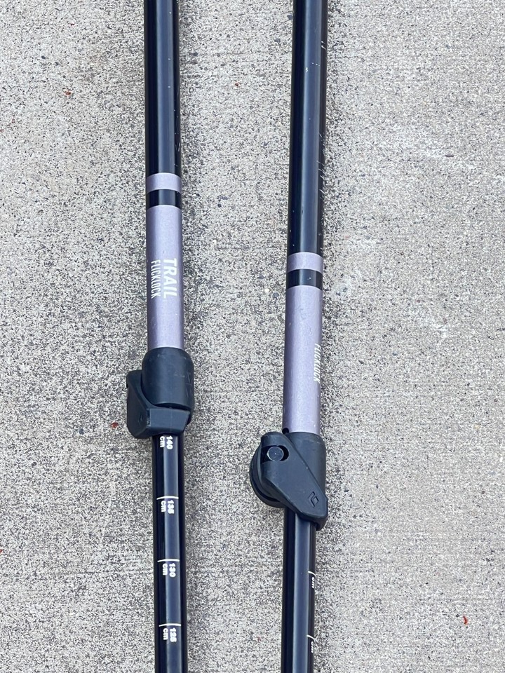 Set of Black Diamond Trail Flicklock Trekking poles 100-140CM .. 46 | eBay