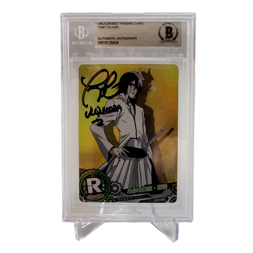 Ulquiorra Cifer Autograph Card Bleach Signed Tony Oliver Anime Slabbed ...