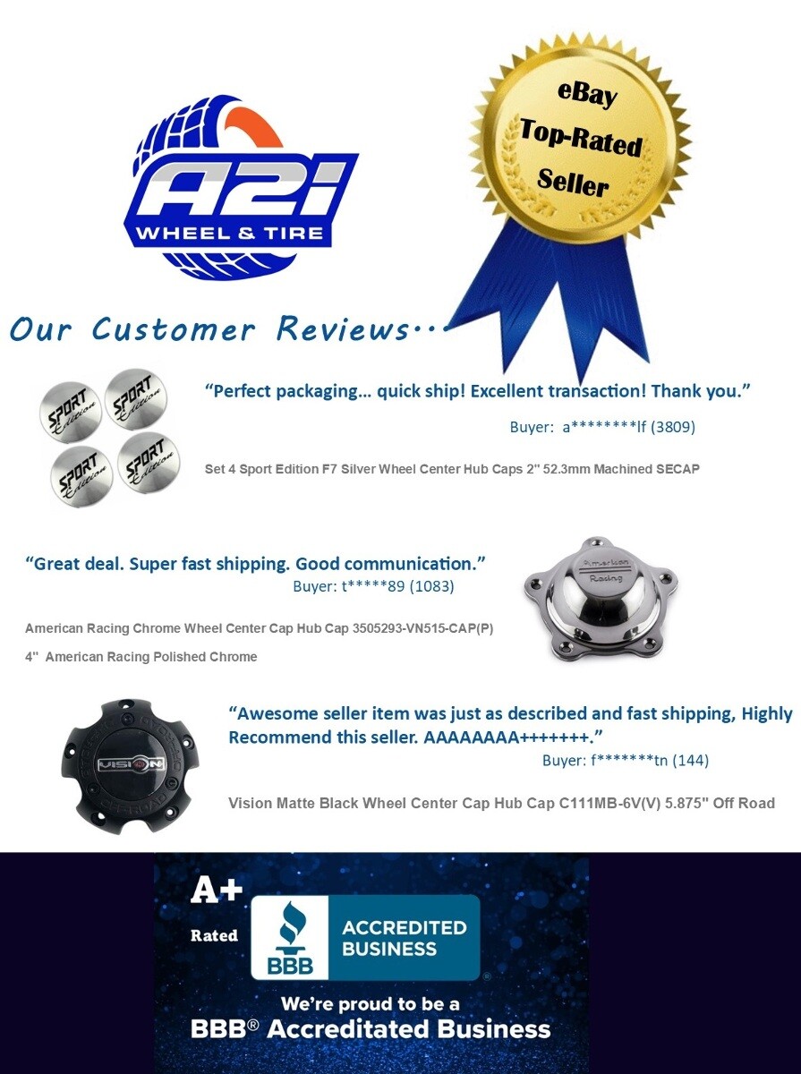 Vision Rally Wheel Cover Chrome Derby Center Cap CF85-02 JC5023V VIS314 ...