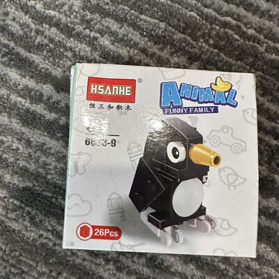 Mini Building Brick Penguin Set Tiny Blocks Building Block 3D Sea ...