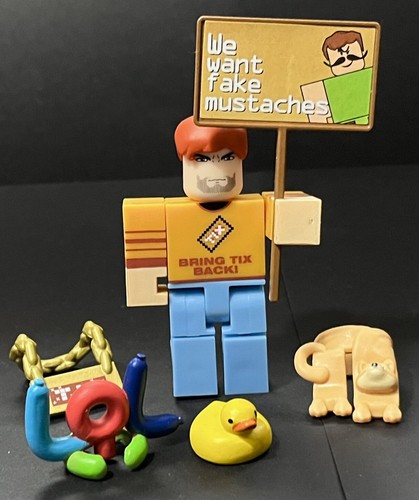 2FRB Roblox 2.5” Figure, Series 8 Meme Pack Tix Fan With 5 Accessories ...