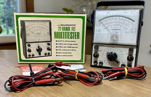 Radio Shack Micronta 27 Range Fet Multitester Cat No 22-206 Made In ...