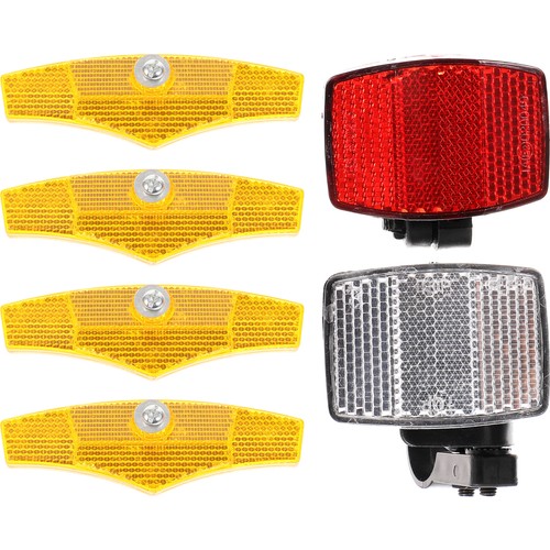 Reflector Kit Bike Reflective Set Wheel Front for Bicycle Reflectors ...