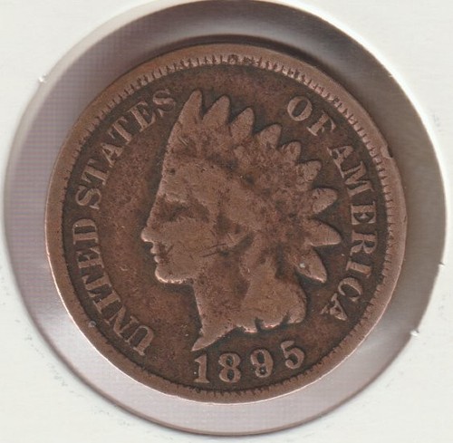 US Rare Old West 1895 Indian Head Penny Coin American Collection Shield ...