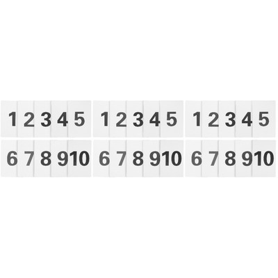 3 Pieces Number Place Cards Board Digital for Tabletop | eBay UK