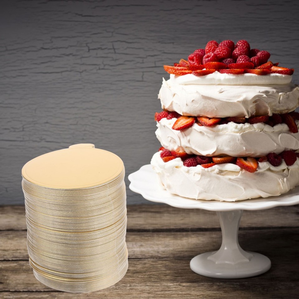 100 Sheets Mini Cake Boards Paper Cake Boards cake cardboard trays ...