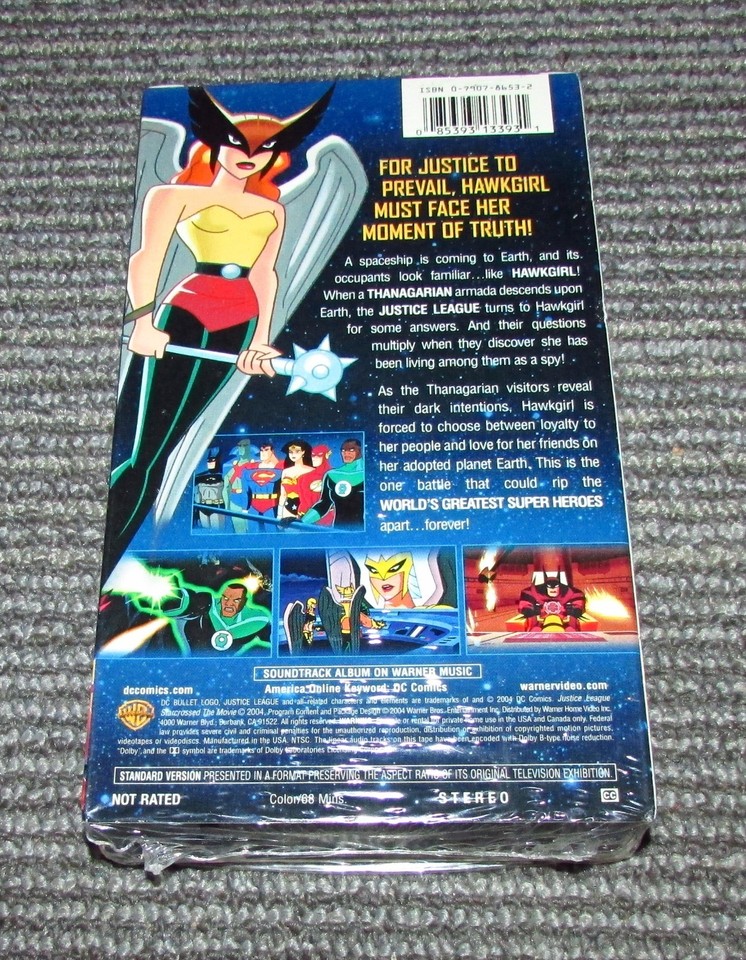 Justice League - Star Crossed: The Movie (VHS, 2004) Brand New / Fast ...
