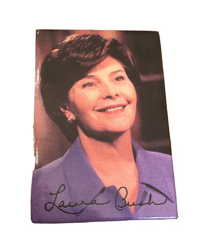 Laura Bush Photograph Signature Magnet 3" x 2" | eBay