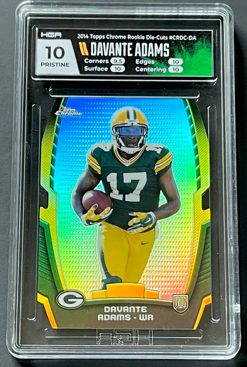 2014 Topps Chrome Refractor Davante Adams Rookie Die-Cut # CRDC-DA HGA ...