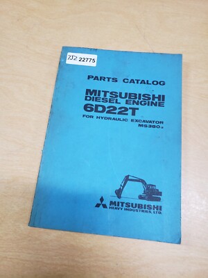 Mitsubishi 6D22T Diesel Engine (for Excavator) Parts Catalog | eBay