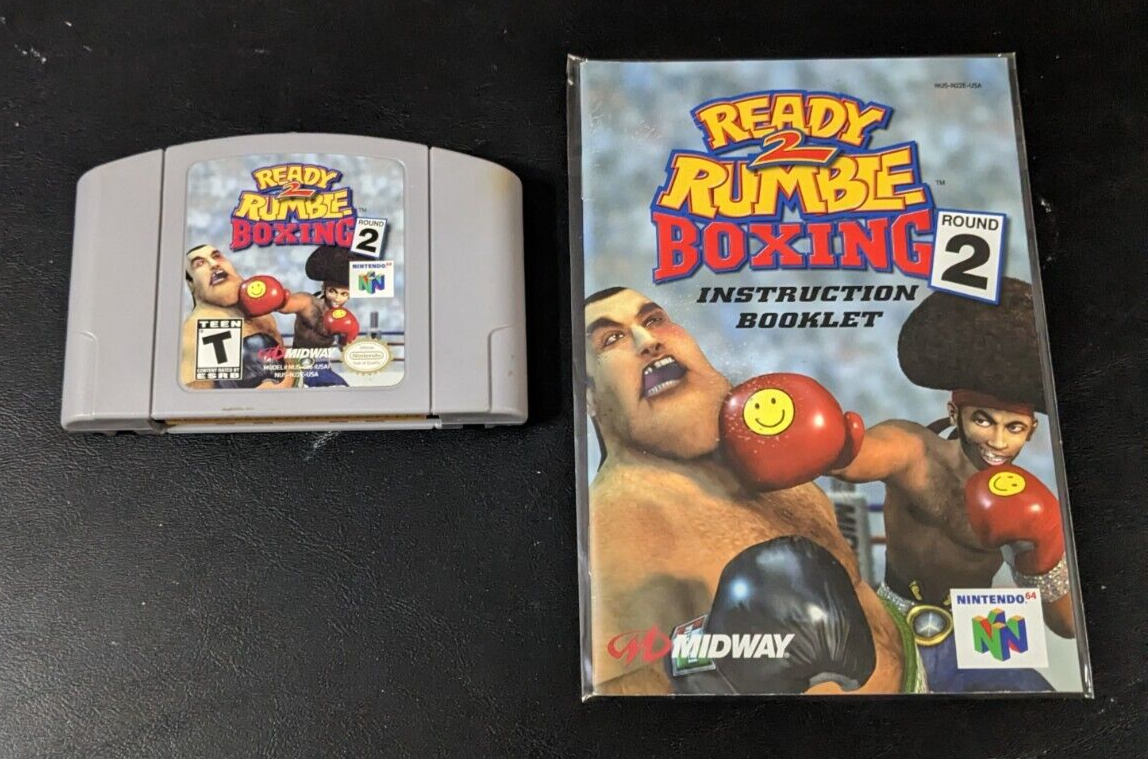 Nintendo 64 Ready 2 Rumble Boxing: Round 2 *cartridge & manual* tested ...