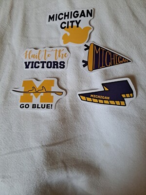 Michigan Sports Stickers Journaling Scrap Booking Computers Etc #6 | eBay