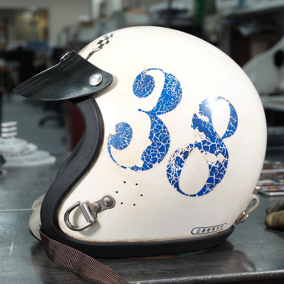 Motorcycle helmet vintage style new! Collectors 1960’s reproduction ...