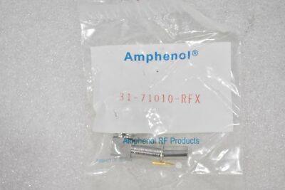AMPHENOL 31-71010-RFX RF CONNECTOR / COAXIAL CONNECTOR 75 OHM CRIMP ...