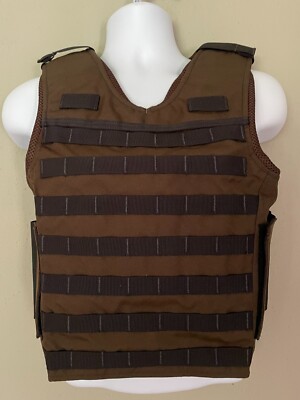SECOND CHANCE Standard Tactical Assault Carrier Molle Brown S SHORT ...