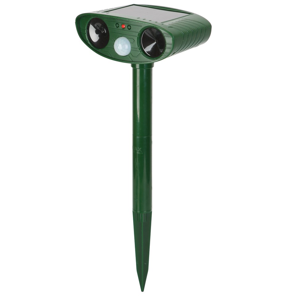 2Pcs Ultrasonic Animal Repeller Sensor Solar Animal Repeller Rabbit ...