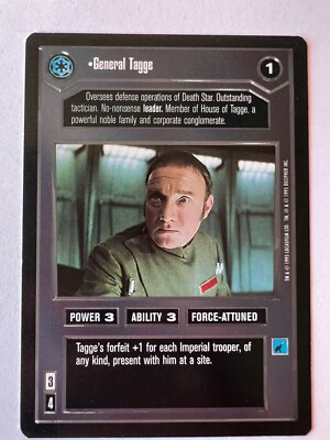 GENERAL TAGGE STAR WARS CCG PREMIERE LIMITED FS Eligible Dollar Rare | eBay