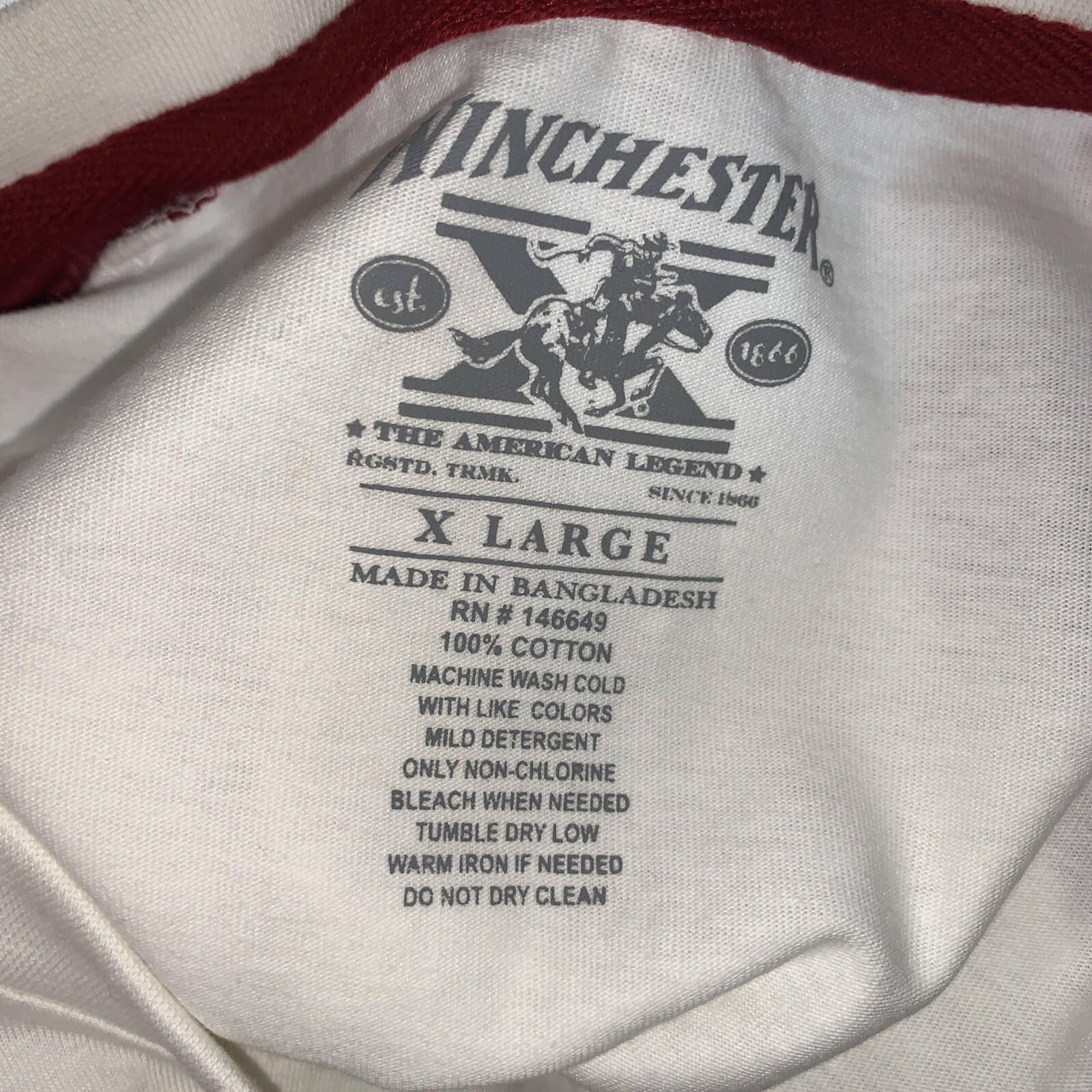 Vintage THROWBACK LEGEND United States Map WINCHESTER… - Gem