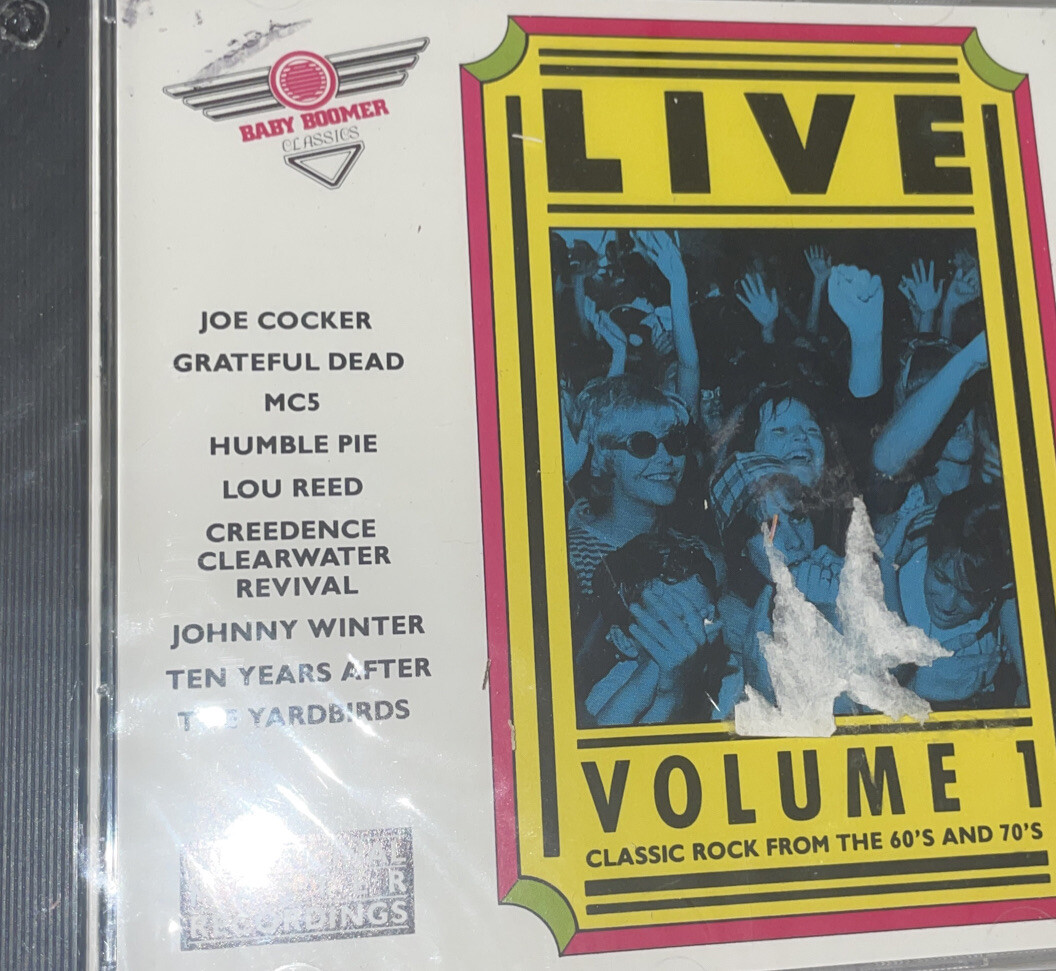 BABY BOOMER CLASSICS LIVE VOL. 1-----VARIOUS ARTISTS---- NEW SEALED ...