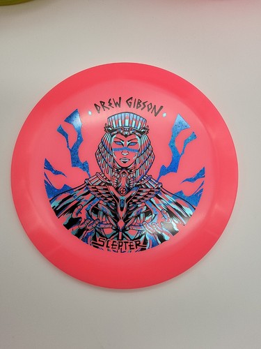Infinite Discs C-blend Glow Scepter Drew Gibson disc golf pink 169g #3 ...