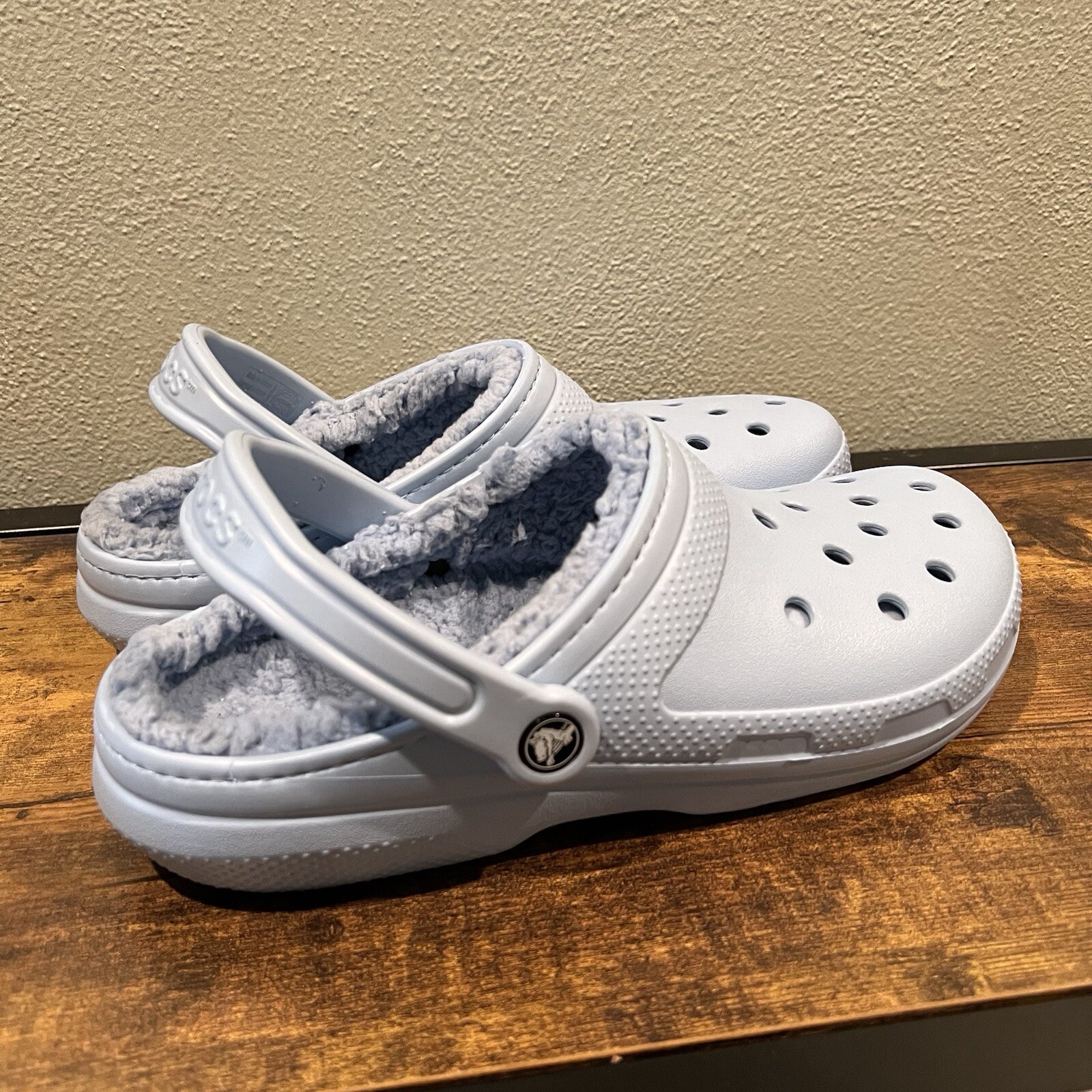 Crocs Classic Lined Clog Men's 13 Blue Calcite 203591-4NS 196265390755 ...