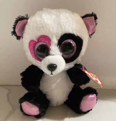 Ty MANDY Panda Bear Beanie Boo - 6” NEW | eBay