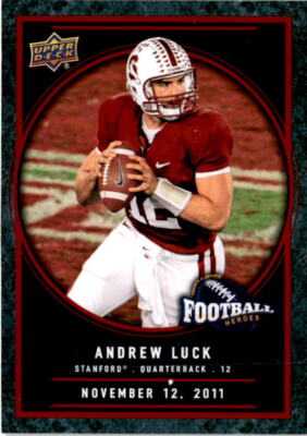 2014 Upper Deck #CFH-AL7 Andrew Luck Andrew Luck Heroes | eBay