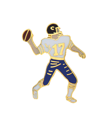 American Football Player Pin Badge | eBay