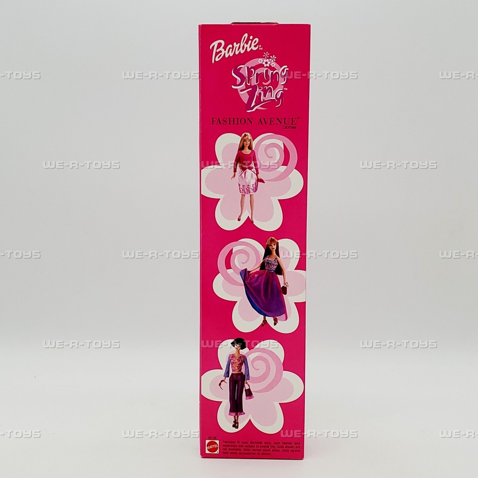 Spring Zing Barbie Fashion Avenue Doll #56199 Mattel 2001 NEW | eBay ...