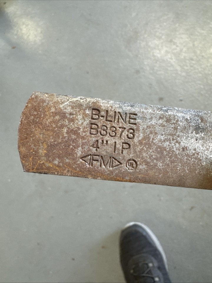 Riser Extension Pipe Clamp For Pipe Size 4" B-Line | eBay