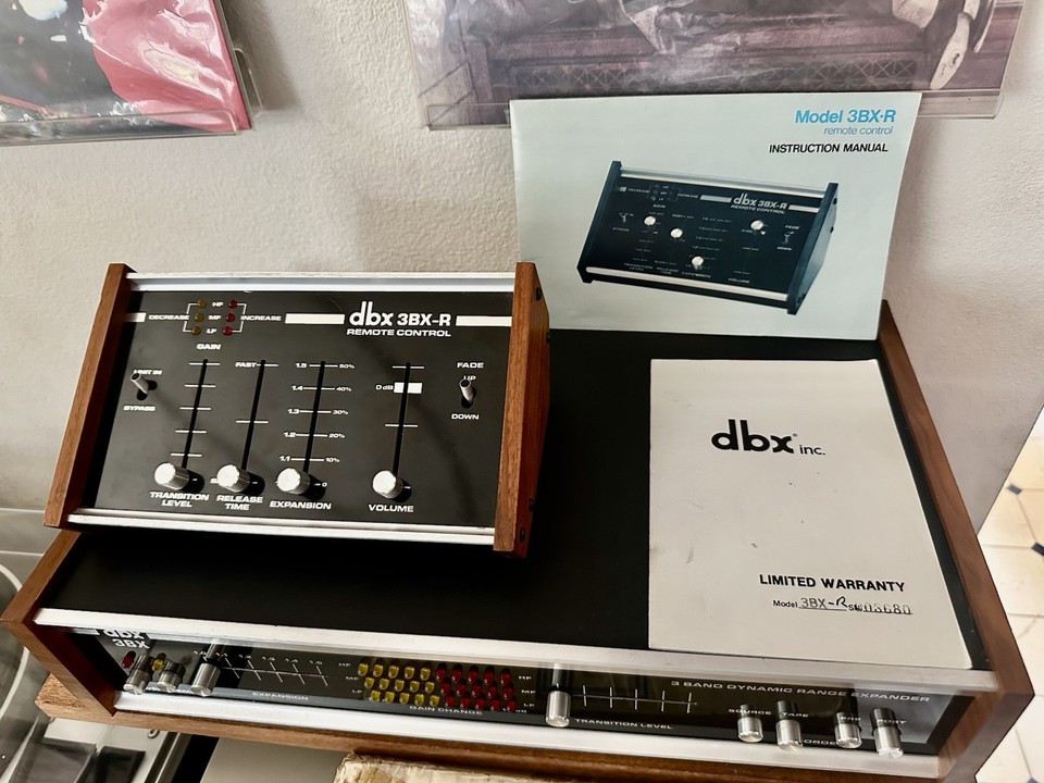 Vintage 1970’s DBX 3BX Dynamic Range Expander with rare 3BXR Remote w ...