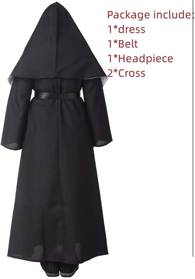 Cosplay Costume Nun’s Habit Outfits ComicCon The Nun Halloween Fancy ...