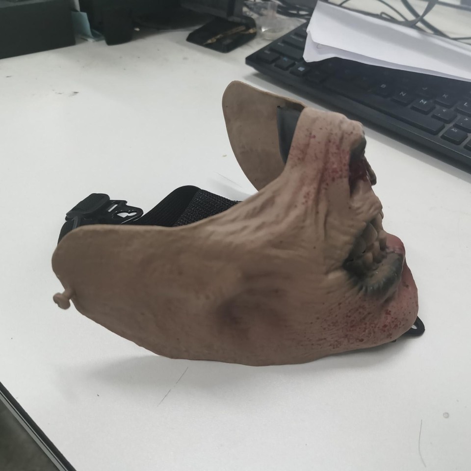 New Army Zombie Skull Half-face Corpse Airsoft Paintball Tactical ...