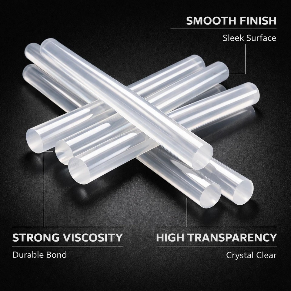 HOT MELT GLUE GUN STICKS 7mm / 11mm x 300mm LONG FOR CRAFT ADHESIVE ...