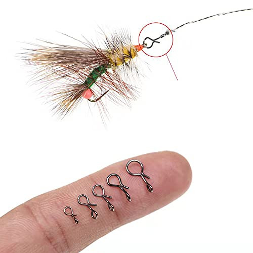 Greatfishing 200pc Fly Fishing Snaps Stainless Steel Quick Change, Fast ...