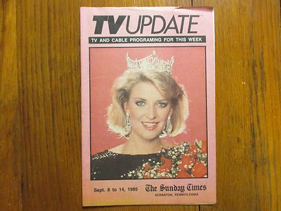 Sept. 8, 1985 Scranton Pa. TV Update(MISS AMERICA/SHARLENE WELLS/LINDA ...