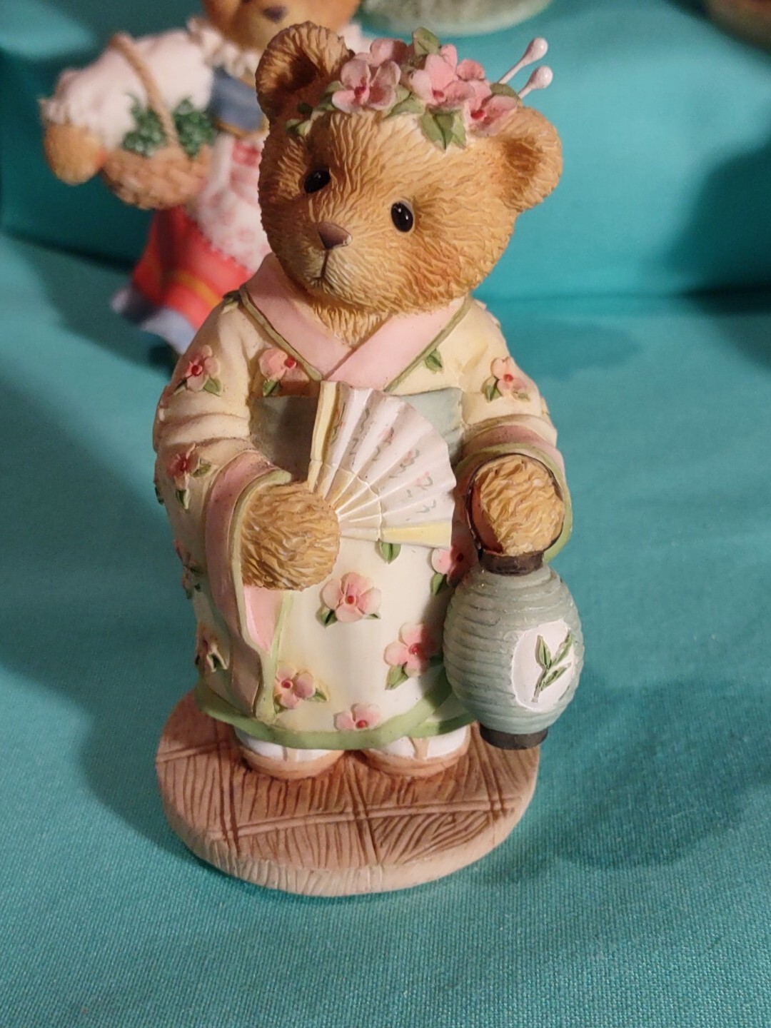 Set of 5 Cherished Teddies Figurines. Each represents Places Across The ...