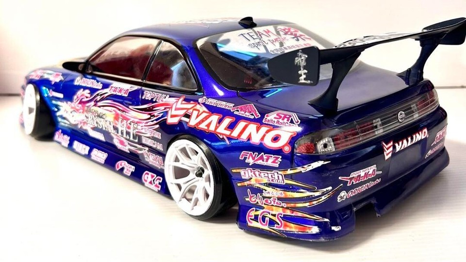 Pandora 1/10 RC Car painted Body Nissan Silvia S14 Koki BLS BN-Sports ...