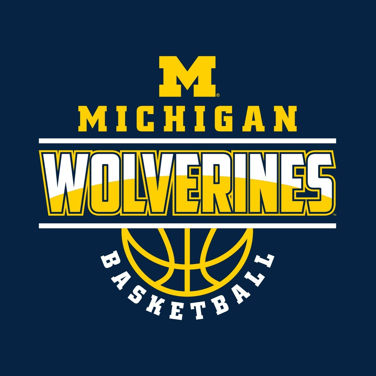 University Of Michigan Basketball Logo Michigan Wolverines Logo And