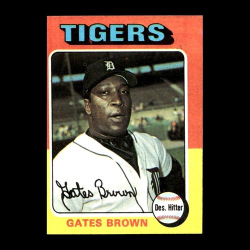 Gates Brown 1975 Topps Detroit Tigers #371 GM R305 | eBay